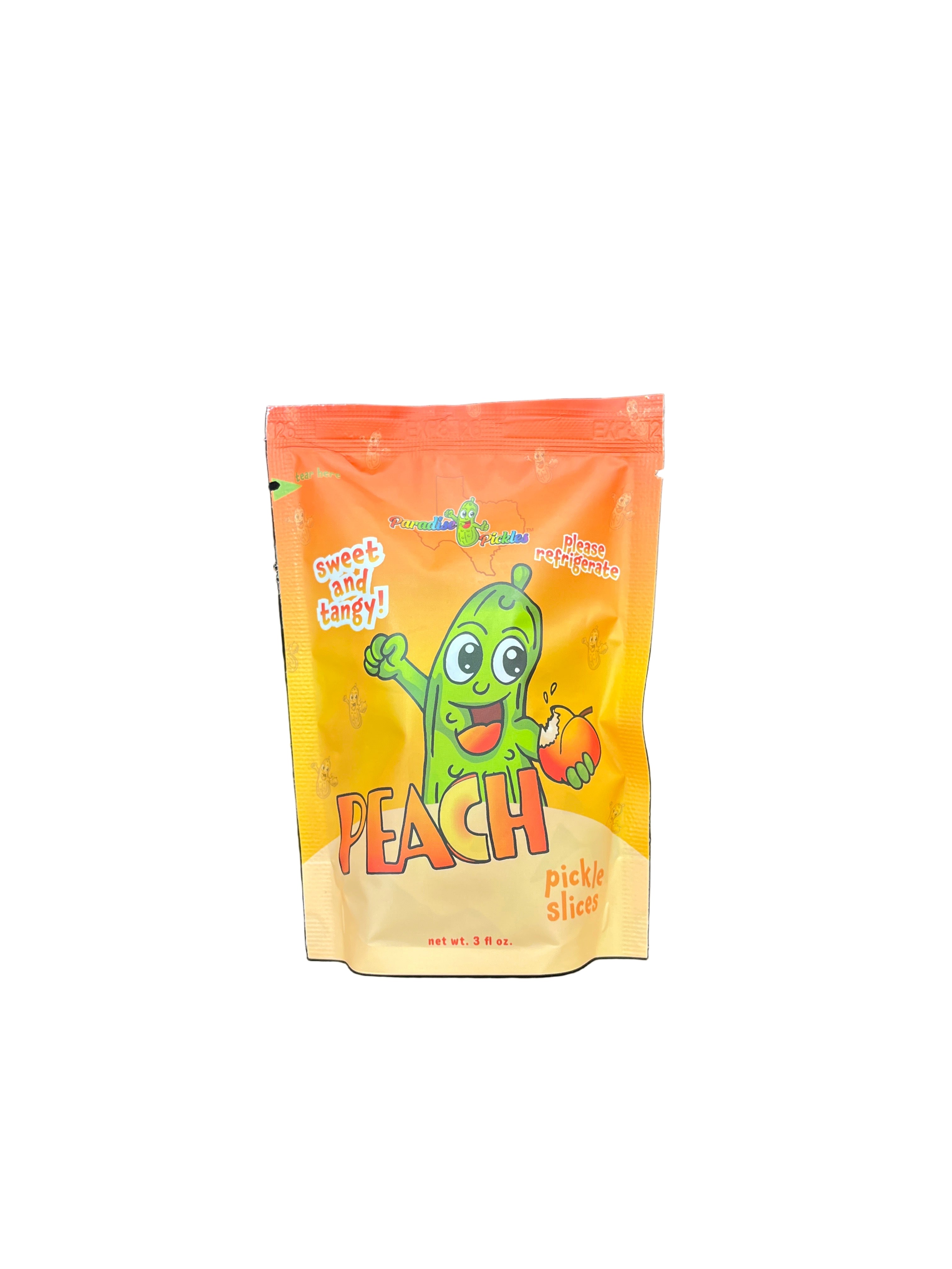 Paradise Pickles - Peach – Exotic Snack Guys Texas