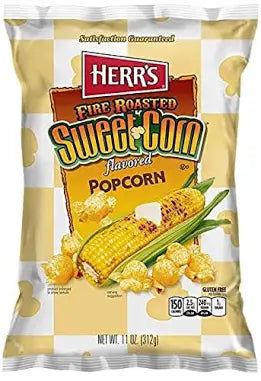 Herr’s Fire Roasted Sweet Corn Flavored Popcorn – Exotic Snack Guys Dallas