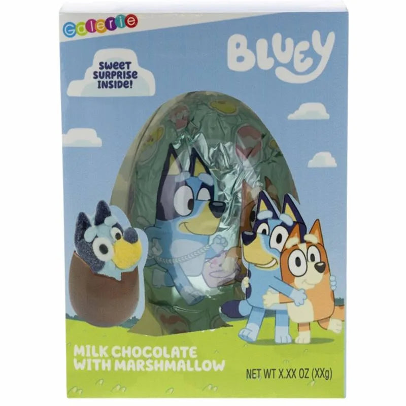 Bluey Chocolate Egg With Marshmallow – Exotic Snack Guys Texas