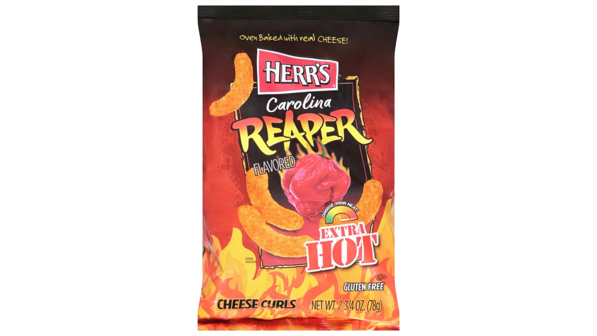 HERRS Carolina Reaper Hot Cheese – Exotic Snack Guys Texas