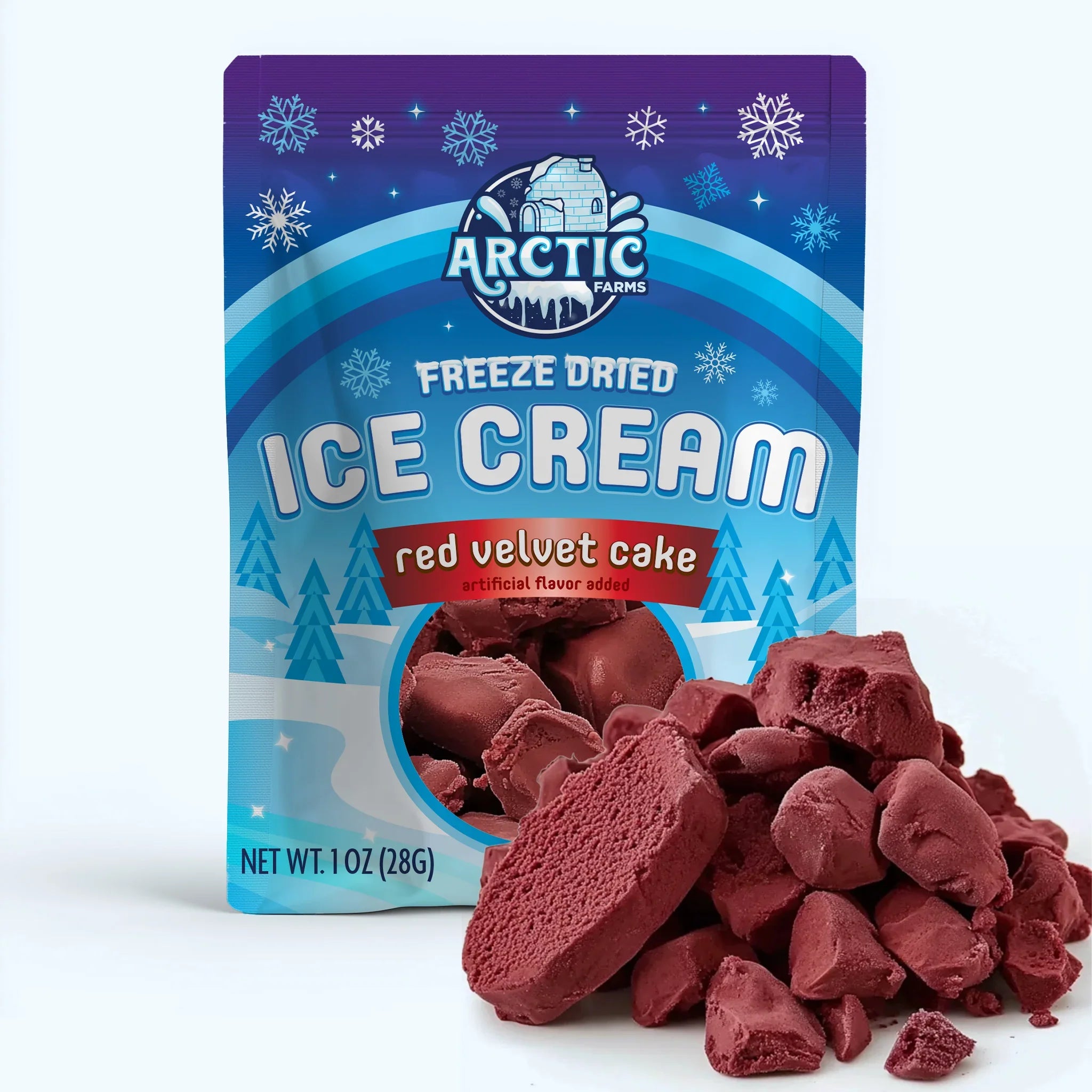 Freeze dried red velvet cake – Exotic Snack Guys Dallas