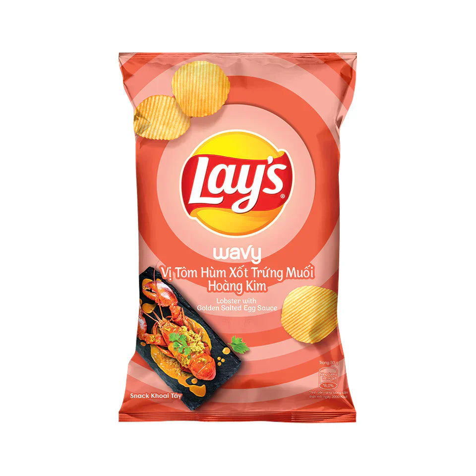 Lays Wavy Lobster with Golden Salted Eggs Sauce – Exotic Snack Guys Texas