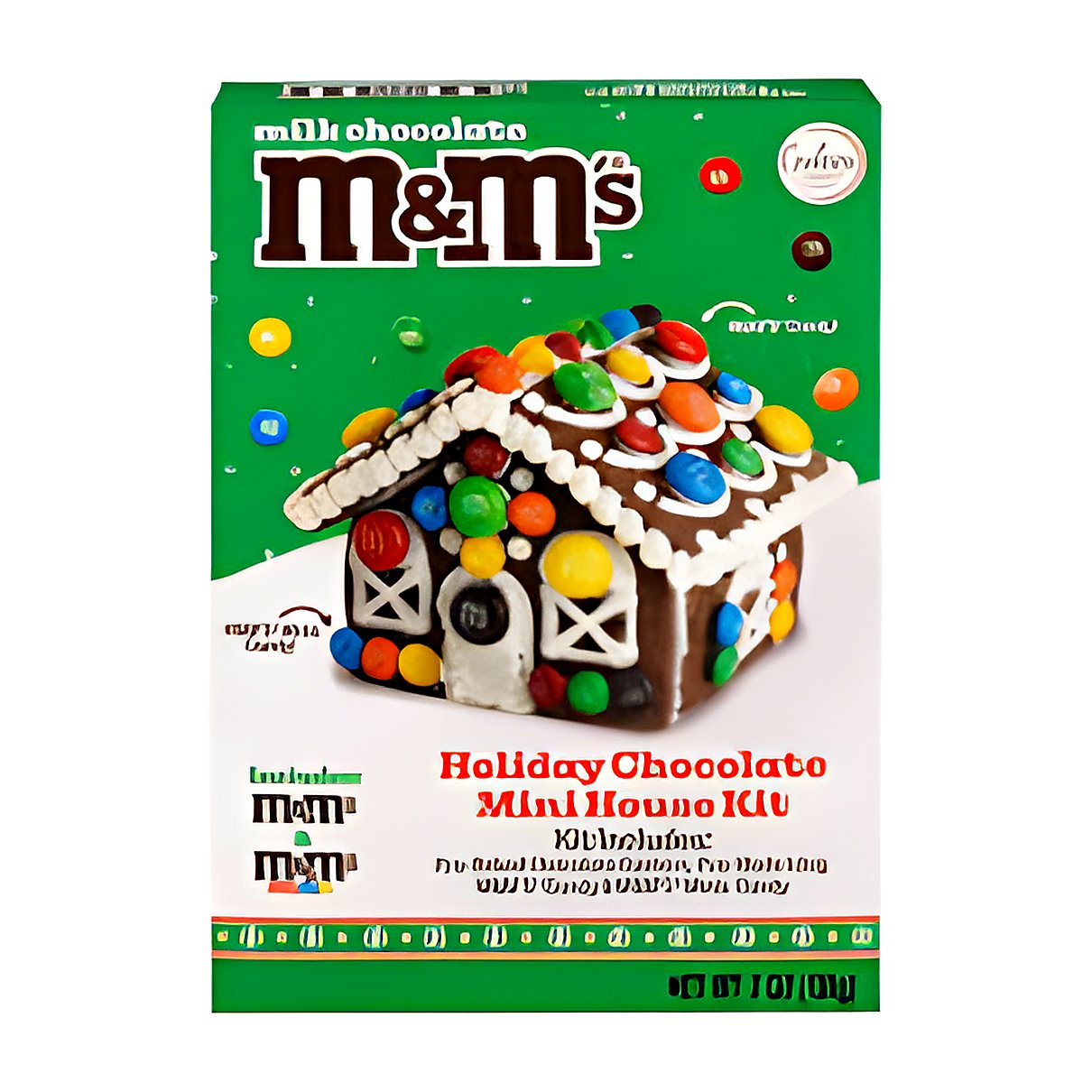 Holiday Chocolate Cookie Mini House Kit M&M’s – Exotic Snack Guys Texas
