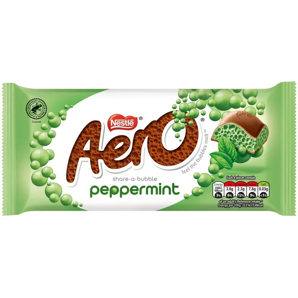 Nestle Aero Bubbly Peppermint – Exotic Snack Guys Dallas