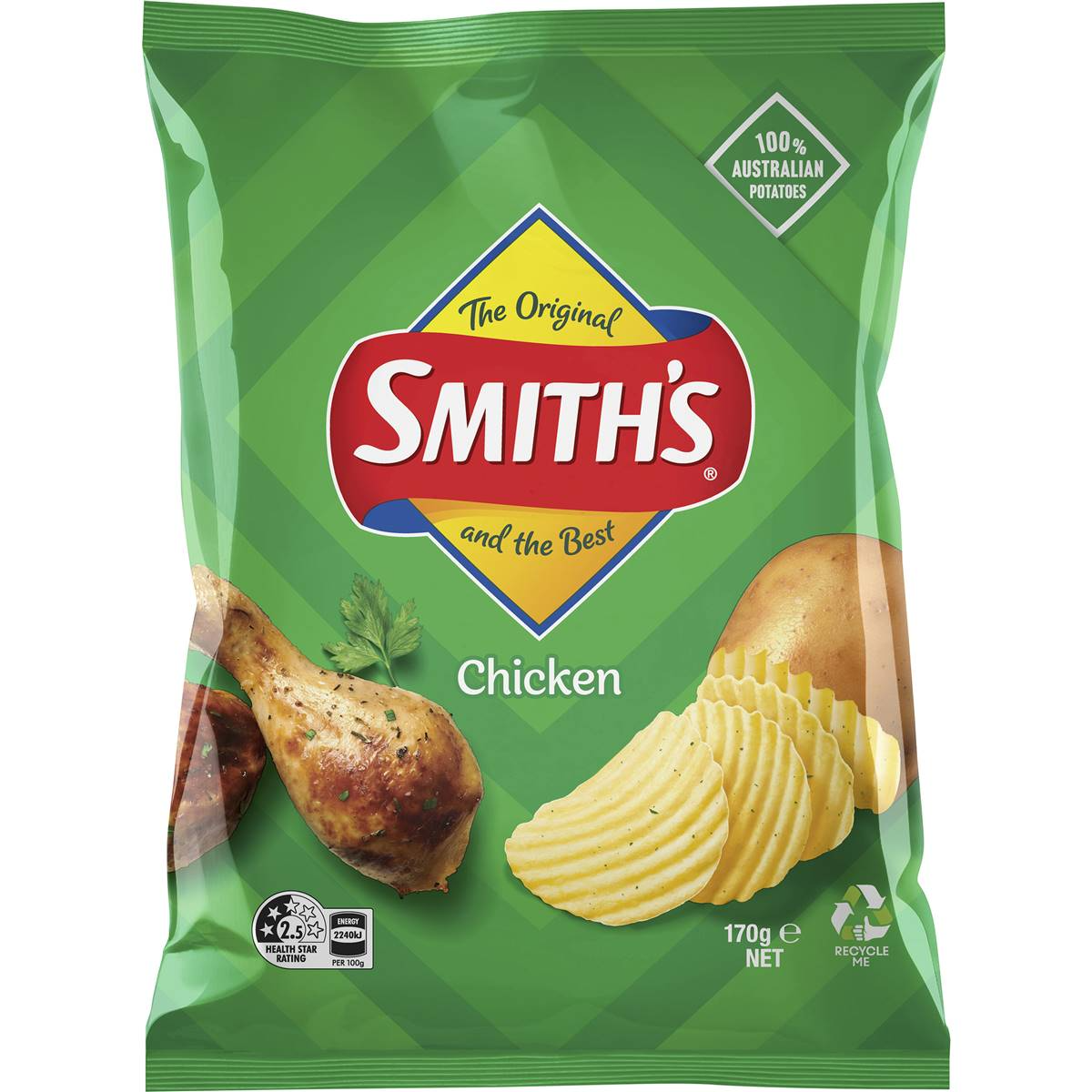 Smith's Potato Chips Chicken Flavor – Exotic Snack Guys Texas